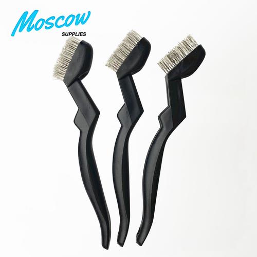 Jual Sikat kawat stainless, sikat sol, wire brush hitam set 3 - sikat ...