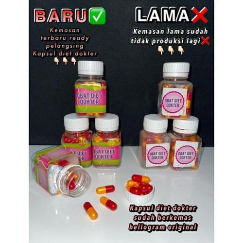 Jual OBAT DIET DOKTER KEMASAN TERBARU ISI 30 KAPSUL VIRAL DITIKTOK ...