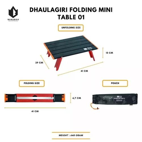 Jual meja lipat stainless mini unik folding table camping ultralight ...