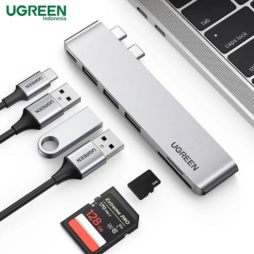 Jual UGREEN HUB Thunderbolt 3 USB Type C 6 in 1 to HDMI SD Macbook Pro Air - Kab. Tangerang ...