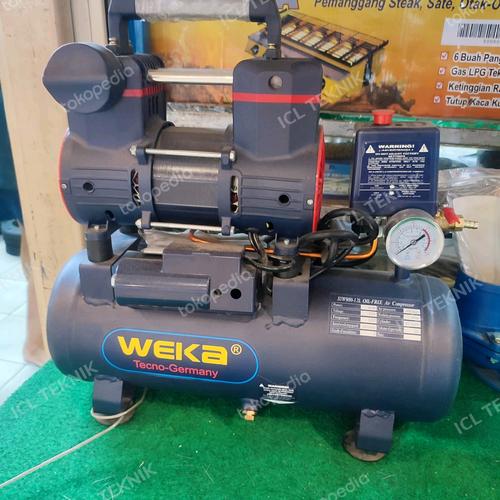 Jual Kompresor Angin Silent 1,3 HP WEKA Oiless Compressor 1,3 hp 12 ...