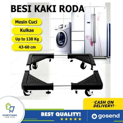 Jual Roda Dudukan Tatakan Roda Kaki CPU Desktop Computer Lemari Kulkas ...