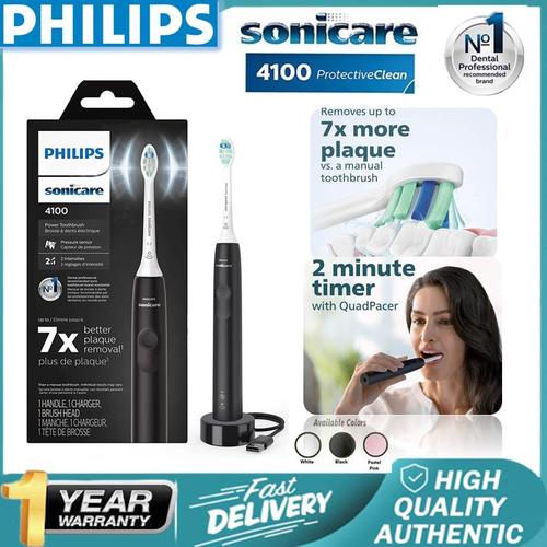 Promo Philips Sonicare 4100 protective electric rechargeable toothbrush ...