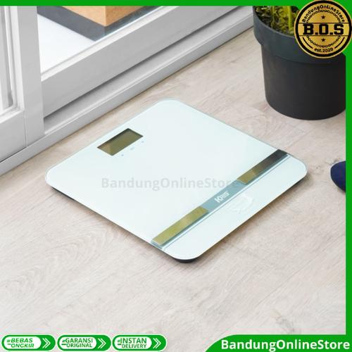 Jual Krishome Timbangan Badan Digital Body Scale Fat N Hydration Putih ...