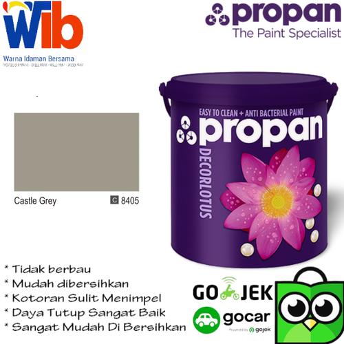 Jual CAT TEMBOK PROPAN DECORLOTUS CASTLE GREY 8405 - 2.5L INTERIOR ...