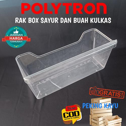 Jual RAK BOX SAYUR DAN BUAH KULKAS POLYTRON 1 PINTU DAN 2 PINTU ...