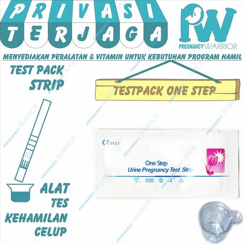 Jual testpack / test pack / tespek tes kehamilan merek ONE STEP - Kota ...