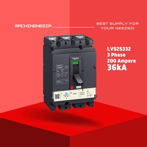 Jual MCCB 3P 200A SCHNEIDER CVS250F LV525332 3 PHASE 200 AMPERE ORIGINAL - Jakarta Pusat ...