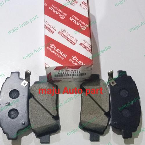 Jual brake pad/kampas rem depan Toyota vios altis limo P/N 04465-12592 ...