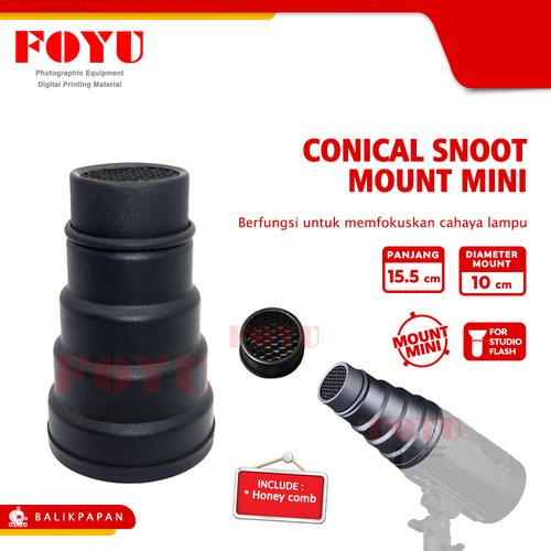 Jual Pro One Conical Snoot for Studio Flash Mount Mini - Kota ...