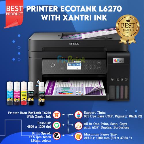 Jual Epsn EcoTank L6270 Print Scan Copy WiFi Duplex ADF Pengganti L6170 ...