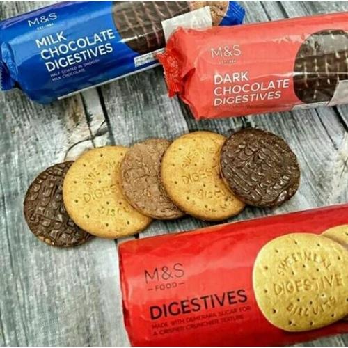 Jual M&S Marks Spencer Digestives Biscuits Biskuit Cookies - Milk ...