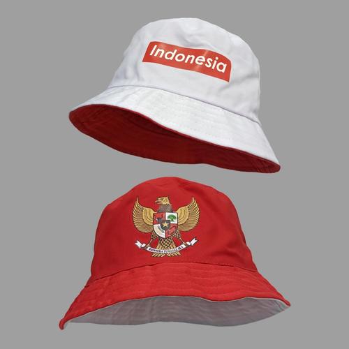Jual Topi Indonesia Garuda Timnas Peta Nusantara Bolak Balik Reversible ...