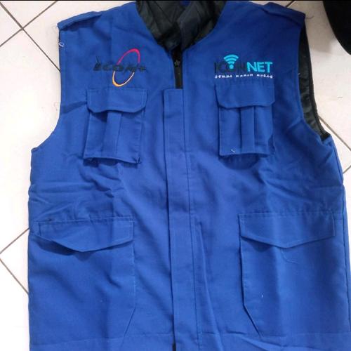 Jual rompi iconnet plus rompi safety icon rompi icon - Biru, M ...