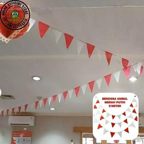 Jual Bendera Segitiga Merah Putih 5M Bendera Dekorasi Kemerdekaan HUT RI - Kab. Blitar - Arina ...