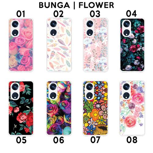 Jual Soft Case Casing OPPO A78 Reno 8 8T 4G 5G Motif Cewek Bunga Flower ...