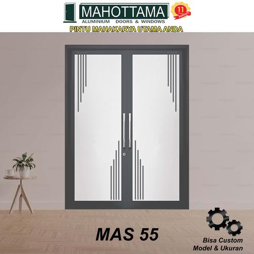 Jual Pintu Aluminium Rumah Utama Minimalis 174 x 215 Bisa Custom ...