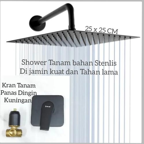 Jual SHOWER TANAM STENLIS PANAS DINGIN/PAKET SHOWER SET KRAN TANAM ...