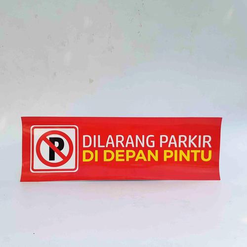 Jual Stiker Dilarang Parkir. Stiker Larangan Parkir, Sticker Rambu ...