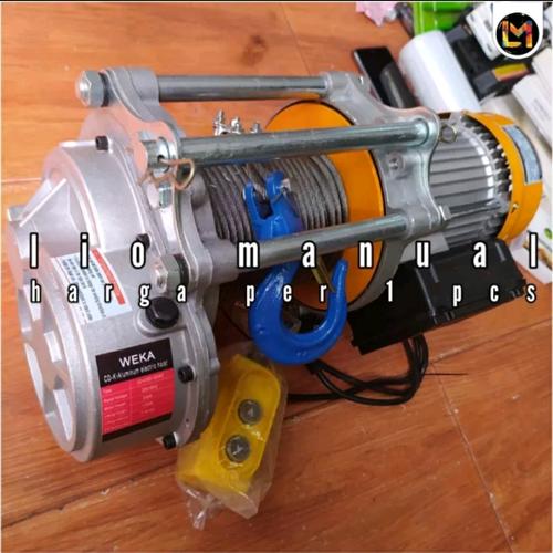 Jual Katrol elektrik WEKA 1200 kg seling 30 meter 1 phase katrol ...