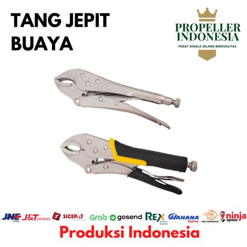 Jual Tang Buaya Tang Jepit 10 Inch Bengkok Lock Grip Pliers - Jakarta ...