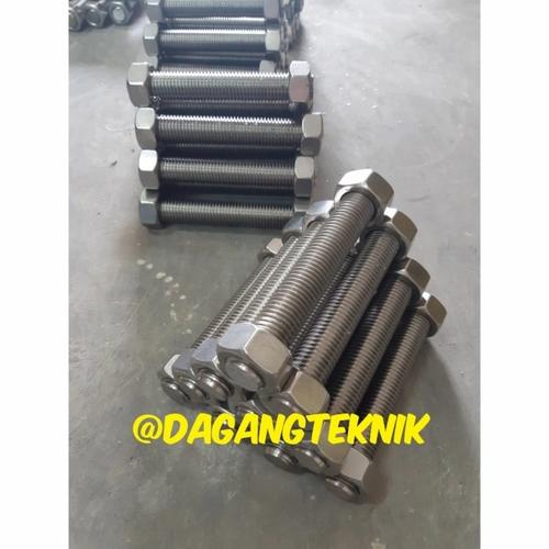 Jual Stud Bolt and Nut SS 304 M20x 90 mm - Jakarta Pusat - dagangteknik ...