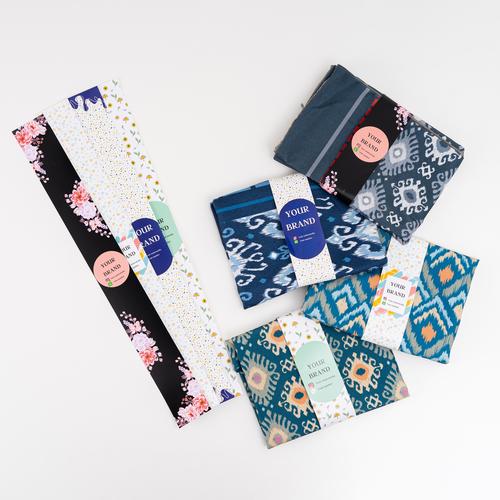 Jual Paper Belt Sleeve Box Makanan Produk Baju Hijab Free Template ...