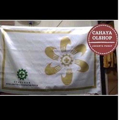 Jual YUKK ORDER !!! Bendera SMK3 / Bendera Safety / bendera K3 emas 90 ...