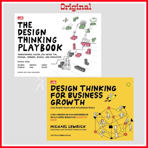 Jual Paket 2 Buku The Design Thinking Playbook & For Business Growth ...