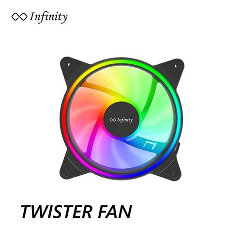Jual FAN CASE INFINITY TWISTER RGB 12cm SINGLE KIPAS CASING - Single ...