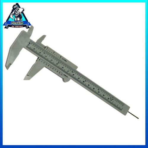 Jual Ys [Fitslim] 6" 150mm Plastic Ruler Sliding Gauge Vernier Caliper ...
