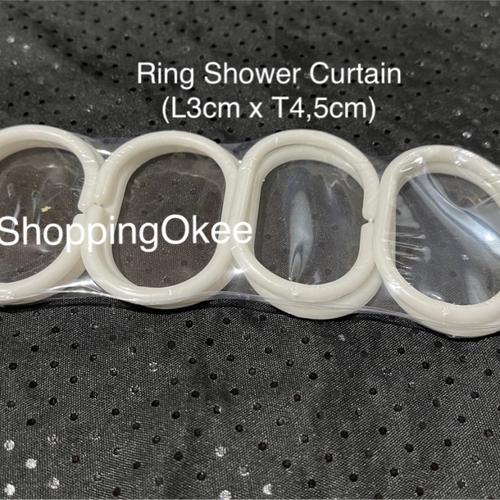 Jual Ring Shower ,Ring Gantungan Oval,Ring Tirai Kamar Mandi,Gantungan ...