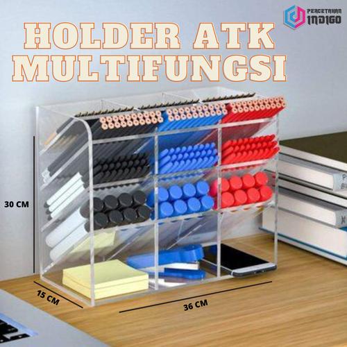 Jual Display rak pulpen acrylic/tempat alat tulis/rak ATK - Kab. Bekasi ...