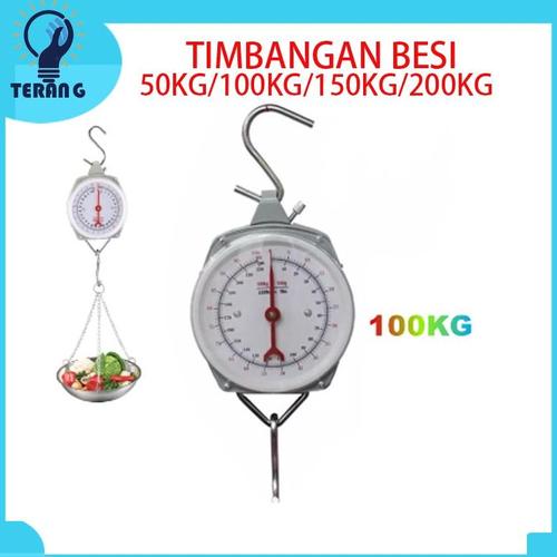 Jual Timbangan Gantung Besi 50KG/100KG/150KG - BESI 50KG - Jakarta ...