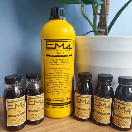 Jual PUPUK EM4 PERTANIAN 1 LITER ORIGINAL PABRIK - 100 ml - Jakarta ...