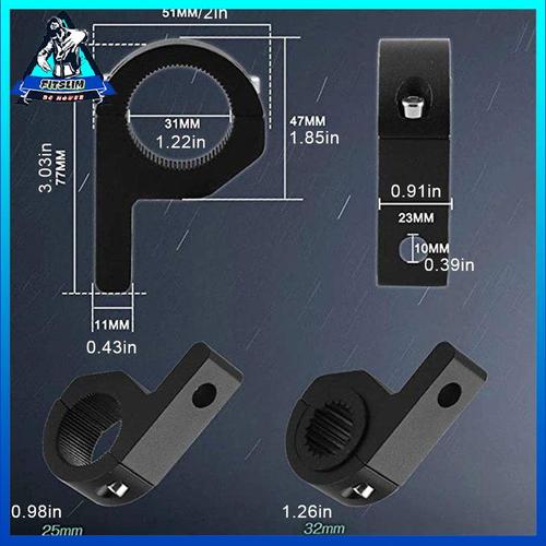 Jual Ys Bracket Lampu Depan Eksternal Modifikasi Sepeda Motor Braket ...