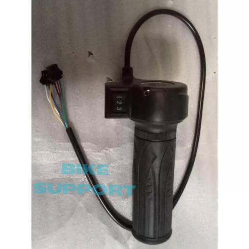 Jual Throttle Handle Gas Sepeda Listrik 3 Kecepatan Speed Selis ...