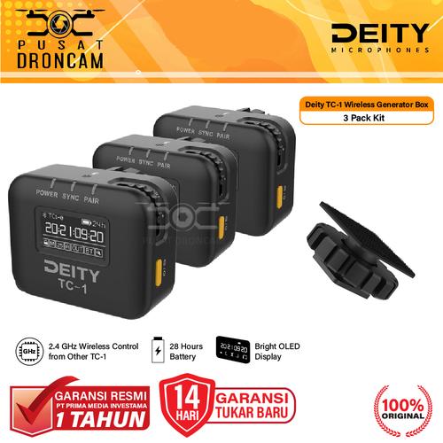 Promo Deity TC-1 TC1 Wireless Timecode Generator Box 3-Pack Kit ...