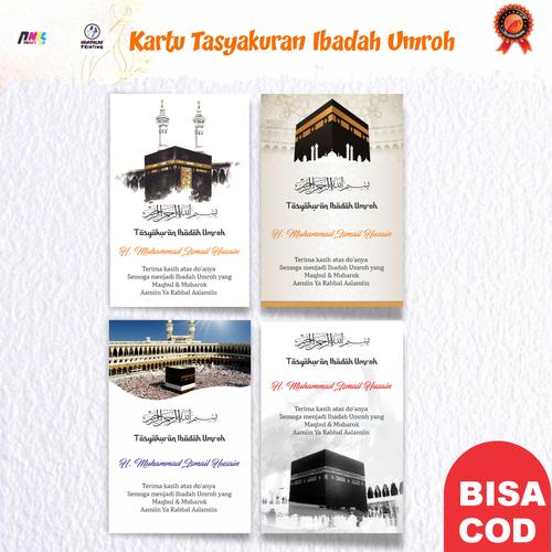 Jual KARTU/STIKER TASYAKURAN UMROH - stiker CARD 1 - Kab. Bekasi ...