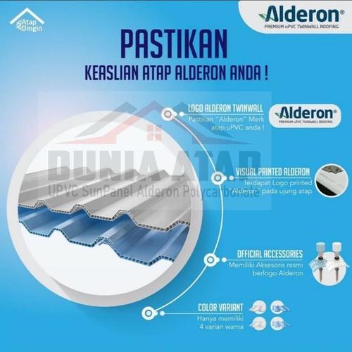 Jual NS Atap uPVC ALDERON R830 Panjang 5 Meter - Double Layer 10mm ...