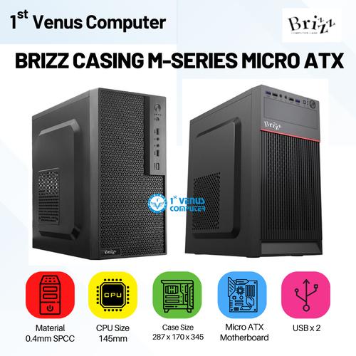 Jual Casing BRIZZ MATX PSU 500W Casing Komputer Mini Casing Micro ATX ...