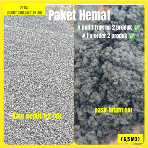 Jual Pasir hitam cor & batu seplit 1-2 extra beton bangunan cor - Kab ...