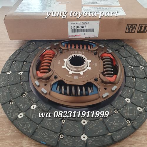 Jual DISC ASSY CLUTCH 31250-0K281 TOYOTA INNOVA REBORN & FORTUENR VRZ ...