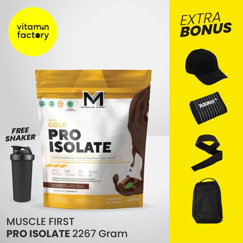 Jual M1 Muscle First Gold Pro Isolate 5 Lbs Whey Protein Isolate BPOM ...