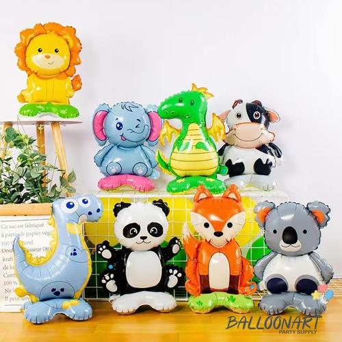 Jual Animal Standing Balloon Foil/Airloonz Balon/Hewan Berdiri/Jungle ...