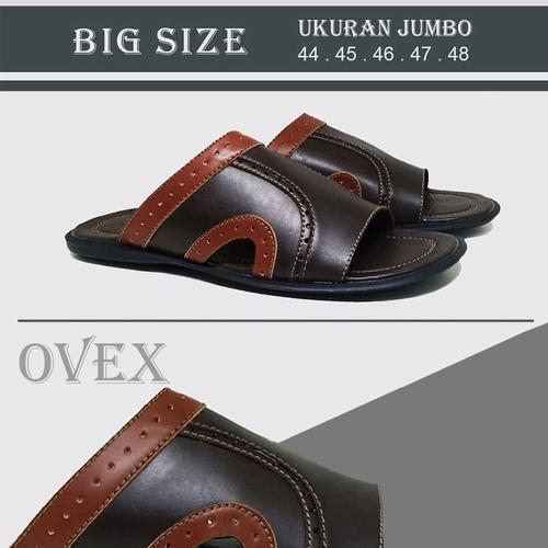 Jual Sandal Pria Ukuran Super Jumbo Big Size 44 - 48 Sandal Selop Kulit ...