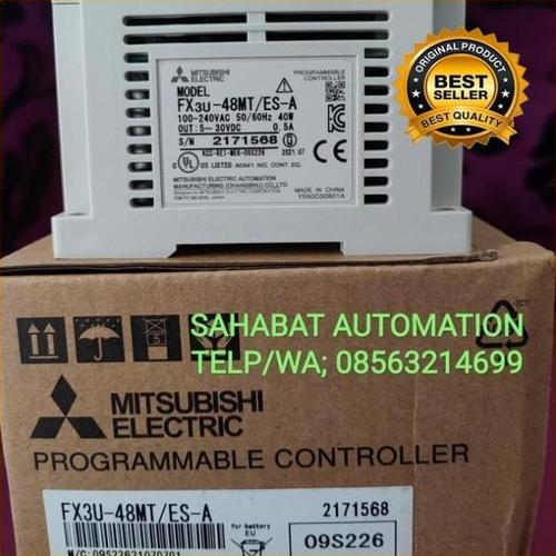 Jual Fx3U 48Mt Es A Plc Mitsubishi Fx3U-48Mt/Es-A Fx3U 48Mtesa Fx3U-48M ...