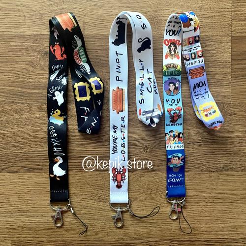 Jual Lanyard HP dan Gantung Masker Friends TV Show - Putih - Jakarta ...