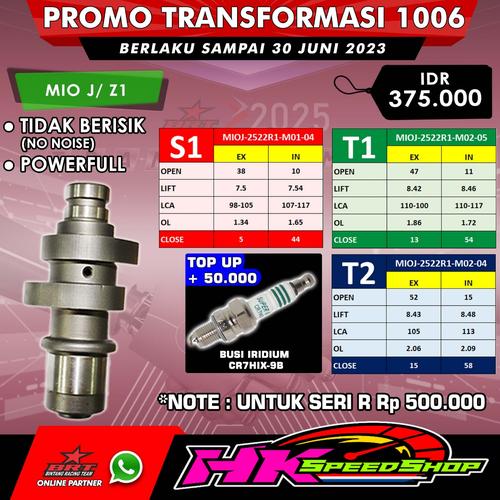 Jual NOKEN AS BRT MASTER CAM BRT MIO J / JUPITER Z1 S1 T1 T2 R1 R2 R3 ...