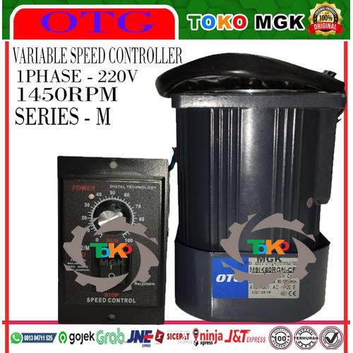Jual OTG VARIABLE SPEED CONTROL MOTOR M9IK60RGN-CF 60WATT 1PHASE 4POLE ...